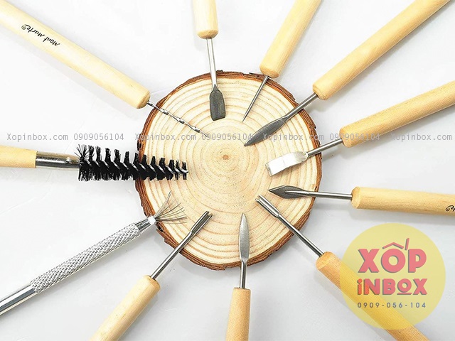 Bộ dụng cụ điêu khắc tạo hình đất sét Montmarte 11pcs - xopinbox.com
